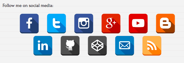 Add Social Media Buttons To Your Website